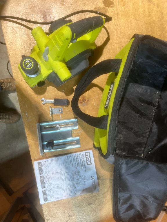 Cville Tool Library: Ryobi Power Planer, corded